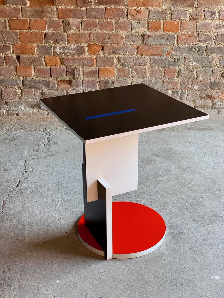 Schroeder 1 Side Table Designed by Gerrit Rietveld by Cassina Italy ...
