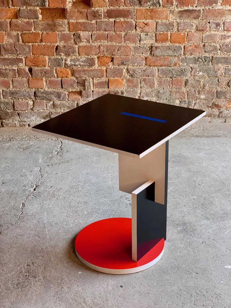 Schroeder 1 Side Table Designed by Gerrit Rietveld by Cassina Italy ...