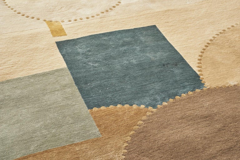 Schumacher Cotton Club Area Rug in Hand Knoted Wool and Silk by ...