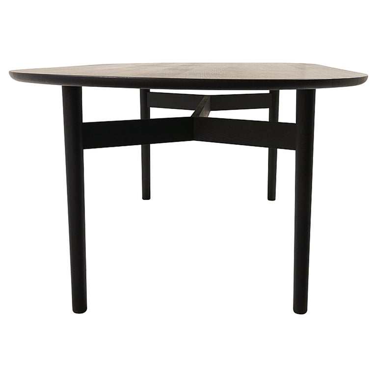 Schumacher Editions Puffin 98" Dining Table in Soft Black For Sale at ...
