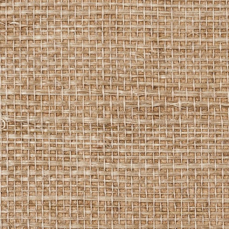 Schumacher Haruki Sisal Wallpaper In Flax For Sale at 1stDibs