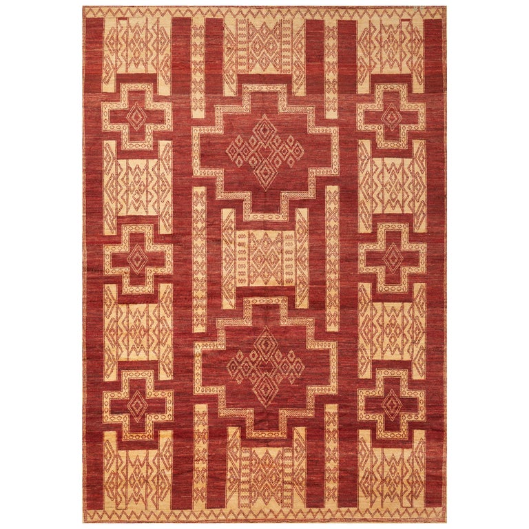 Schumacher Kamila Area Rug in Hand Knotted Wool Silk, Patterson Flynn ...