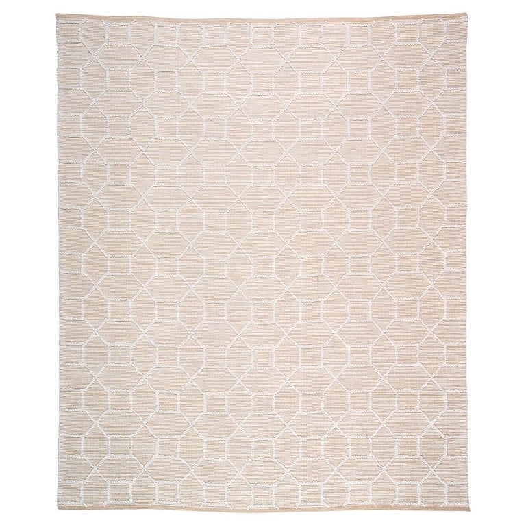 Schumacher Vento 8' x 10' Indoor/Outdoor Rug In Natural For Sale at 1stDibs
