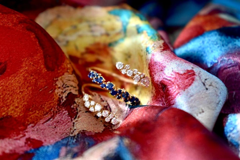 Customizable Scintilla Three Row Spiral Ring For Sale at 1stDibs