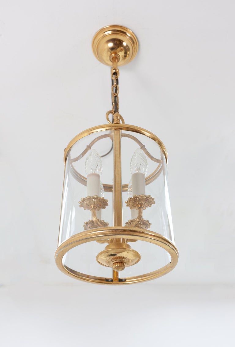 Sciolari Brass Hall Lamp at 1stDibs