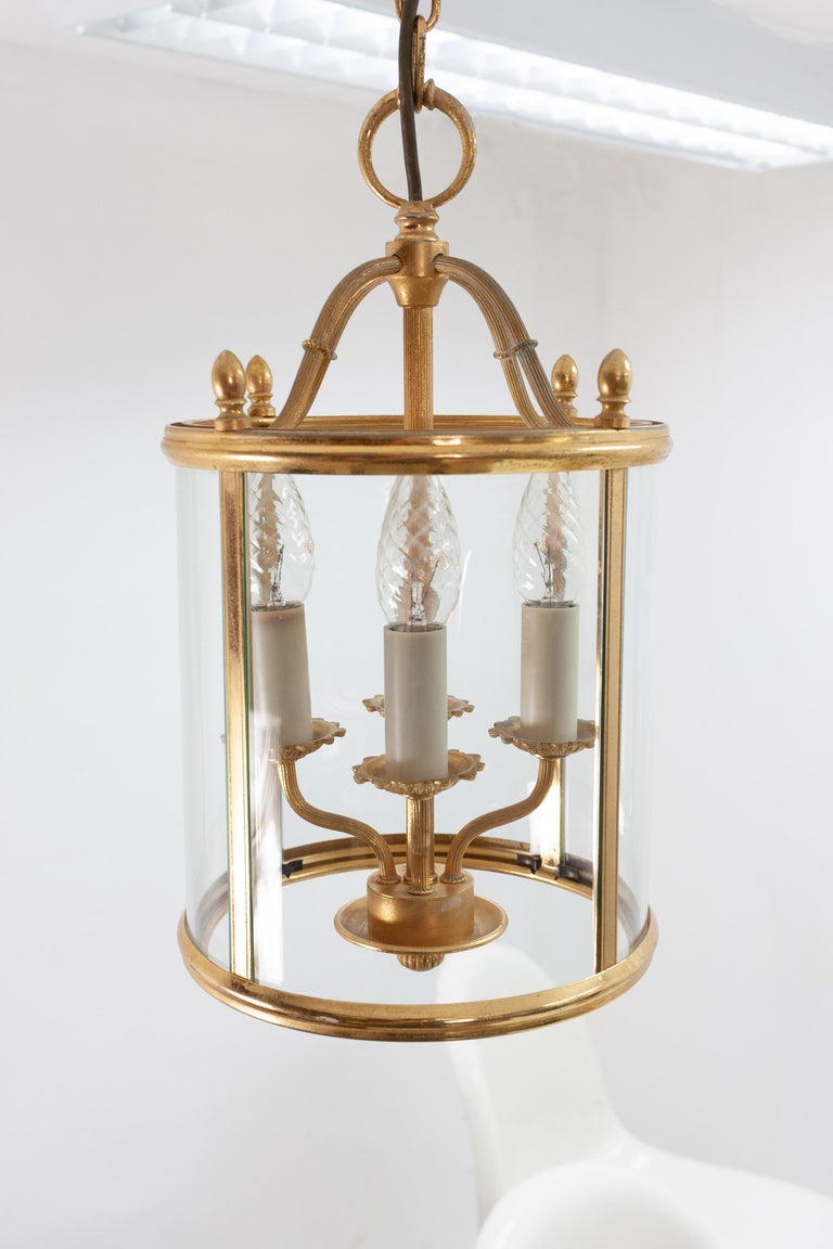 Sciolari Brass Hall Lamp at 1stDibs
