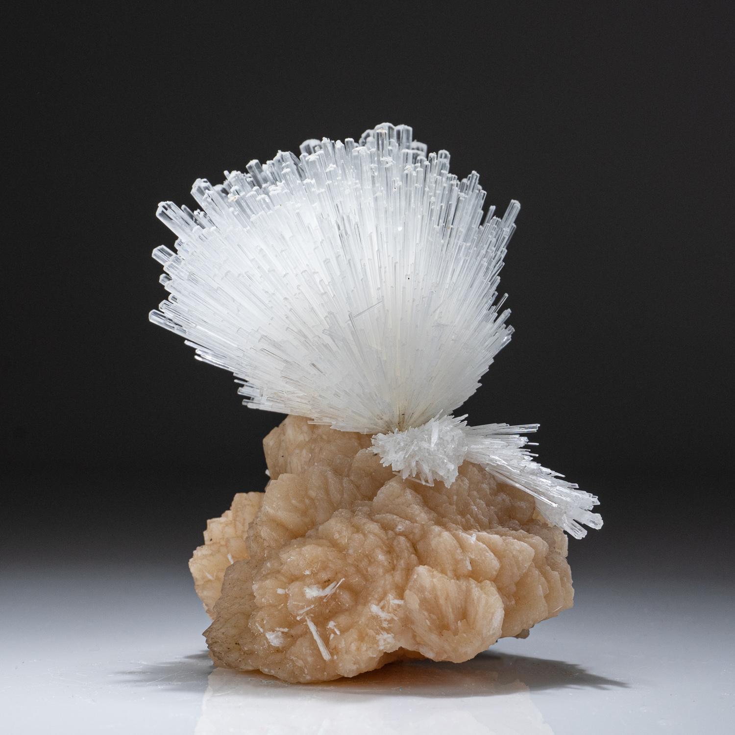 Scolecite on Stilbite From Nasik District, Maharashtra, India (1.20 lbs ...