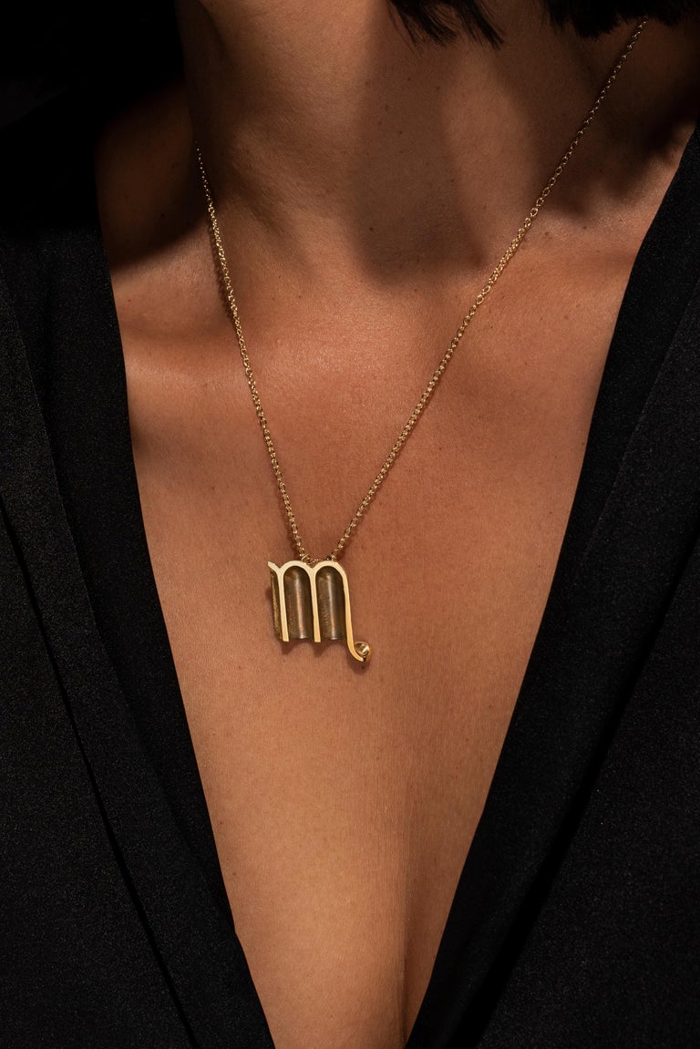 Scorpio Pendant Necklace For Sale at 1stDibs