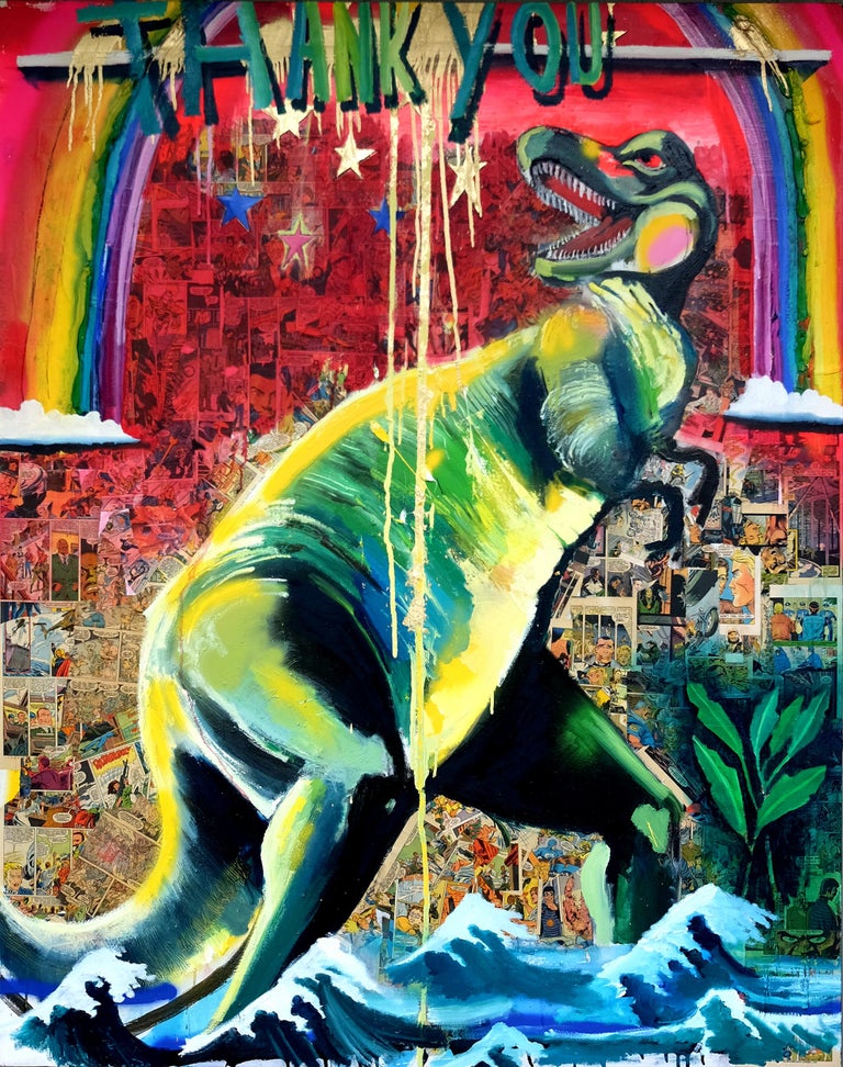 Scott Dykema - To Creativity, Original Painting For Sale at 1stDibs