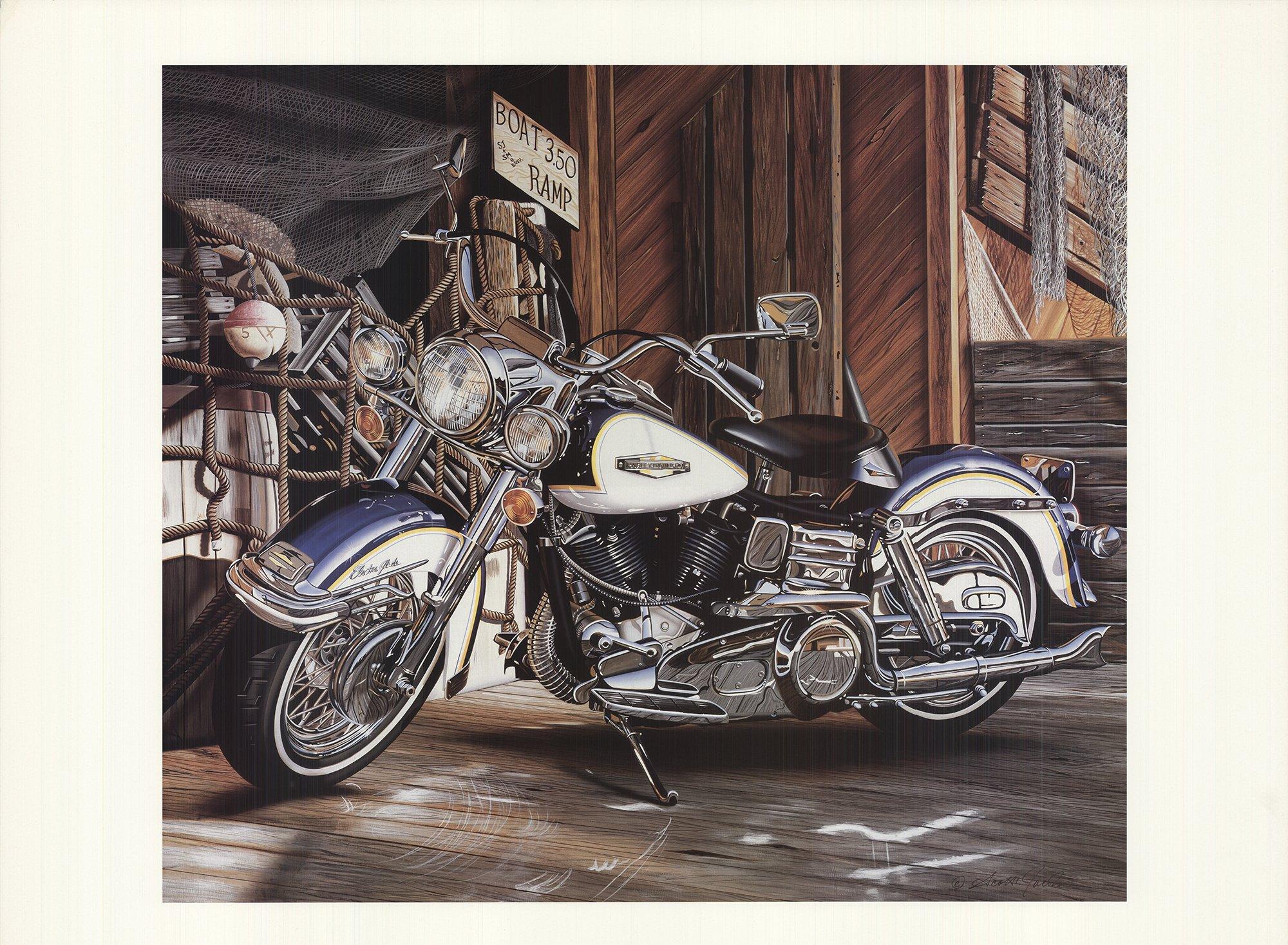 2002 After Scott Jacobs 'Catch of the Day' Realism Offset Lithograph at ...