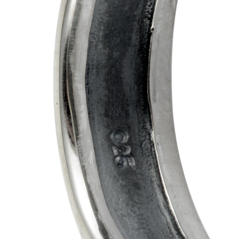 Scott Kay Silver Cross Band Ring at 1stDibs