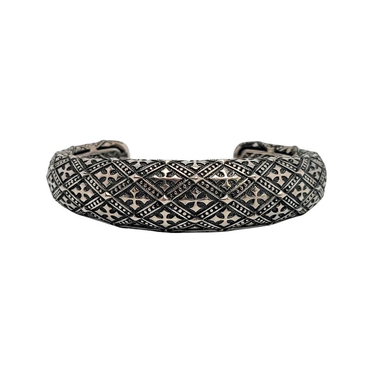 Scott Kay Sterling Silver Faith Collection Cross Cuff Bracelet For Sale ...