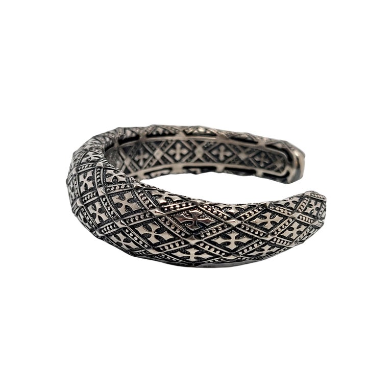 Scott Kay Sterling Silver Faith Collection Cross Cuff Bracelet For Sale ...