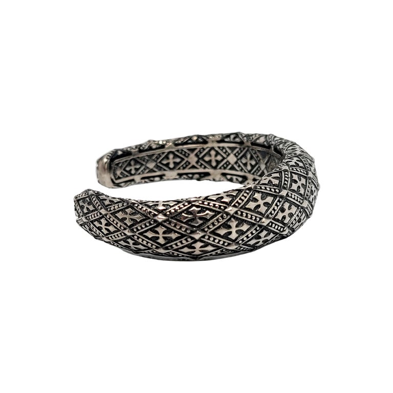Scott Kay Sterling Silver Faith Collection Cross Cuff Bracelet For Sale ...