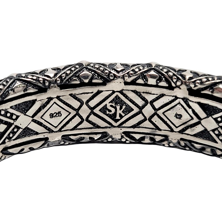 Scott Kay Sterling Silver Faith Collection Cross Cuff Bracelet For Sale ...