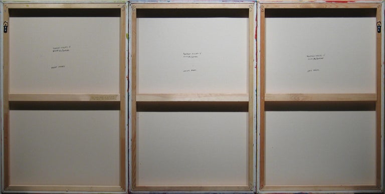 Scott McIntire - Energy Fields I (triptych) For Sale at 1stDibs