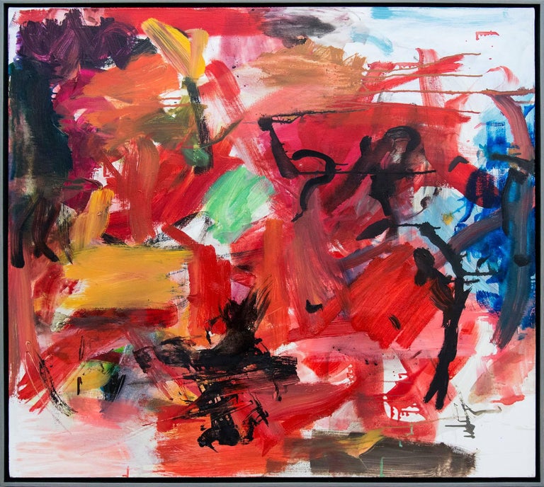 Scott Pattinson - Ouvert No 64 - warm, vibrant, colourful, gestural ...