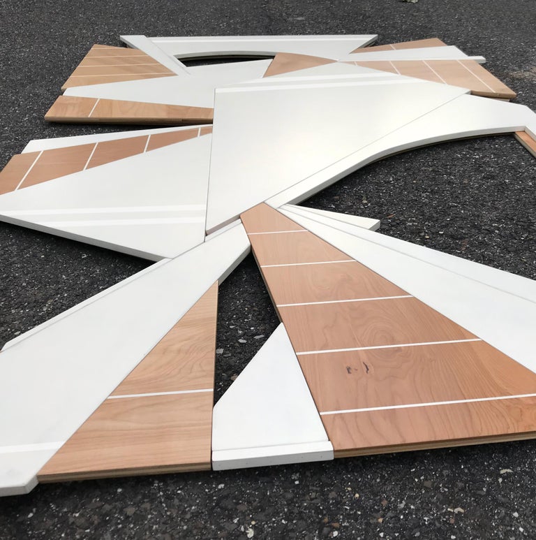 Scott Troxel - Terebellum (Wyatt Khan off-white wood abstract wall ...