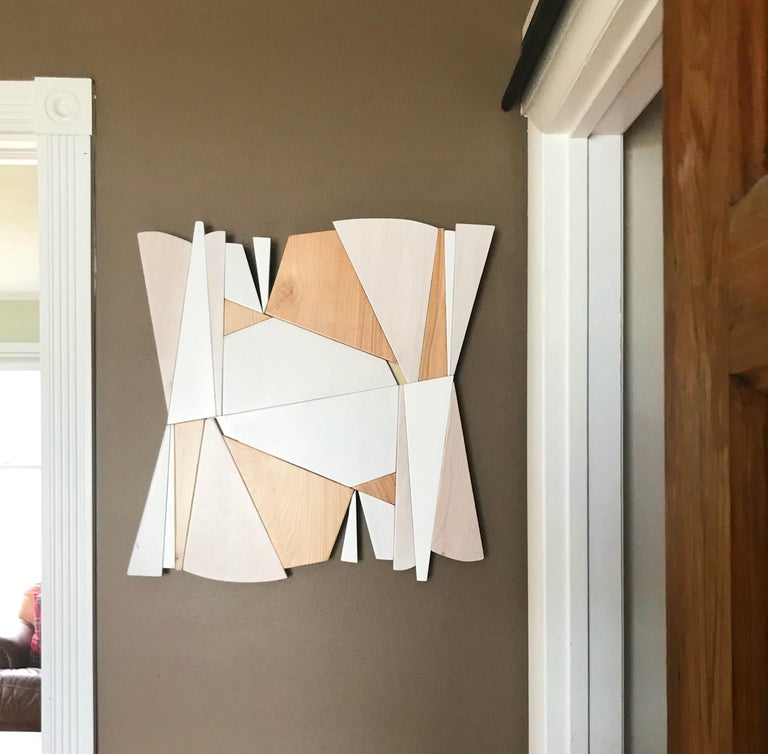 Scott Troxel - Banneret (wood wall art modern sculpture minimal ...