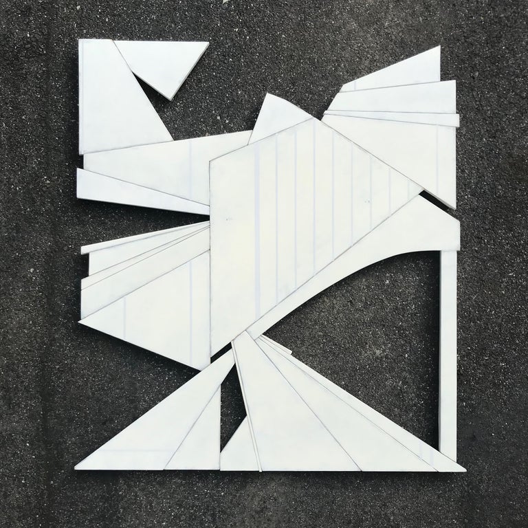 Scott Troxel - Factory of Faith (Wyatt Khan, white wood abstract wall ...