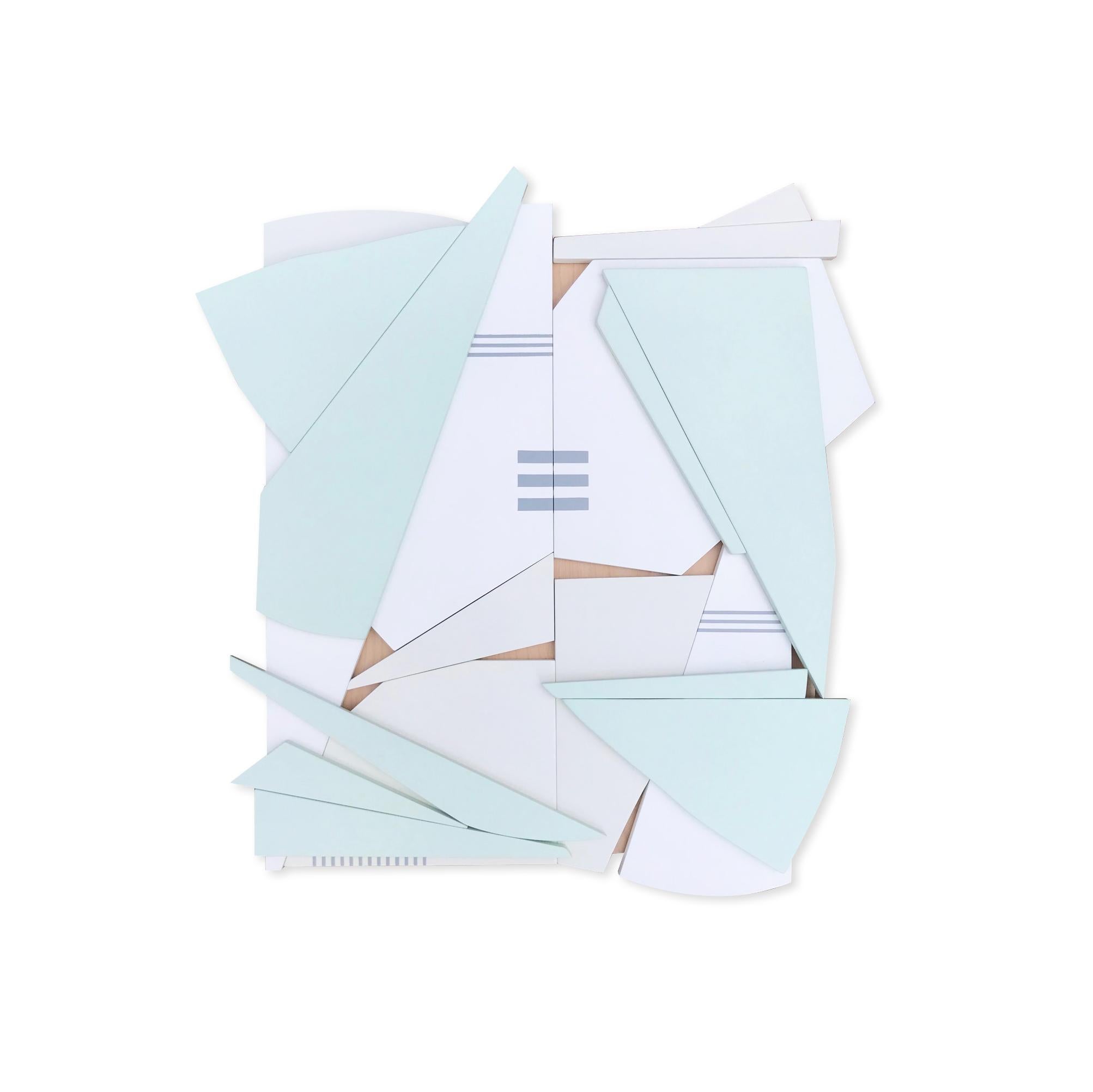 Scott Troxel - Terebellum (Wyatt Khan off-white wood abstract wall ...