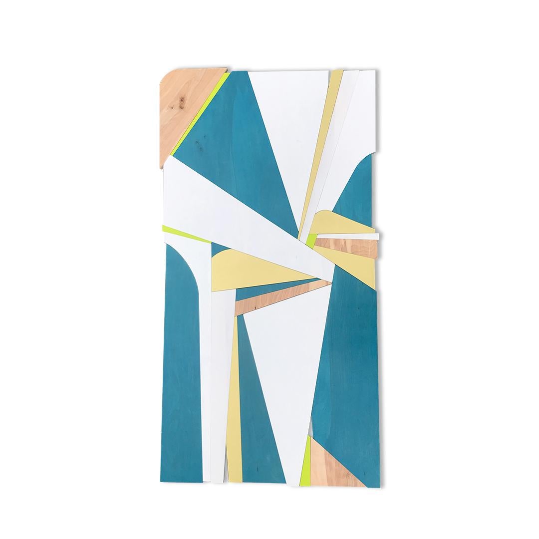 Scott Troxel - Terebellum (Wyatt Khan off-white wood abstract wall ...