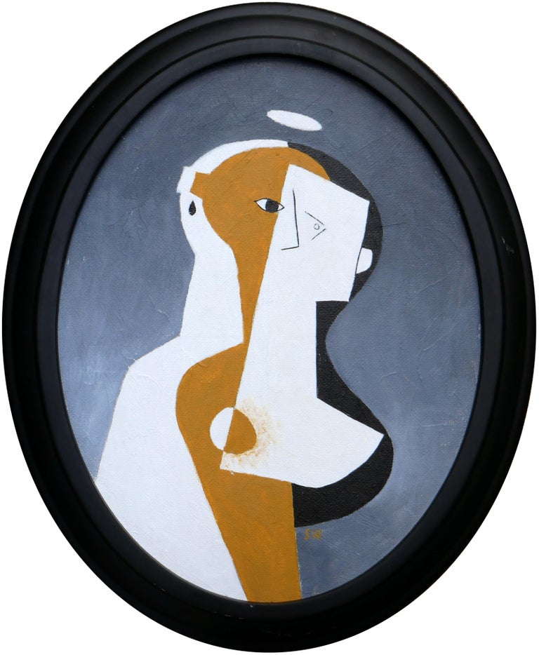 Scott Woodard - “All Saints Day” Black, White, and Yellow Surrealist ...