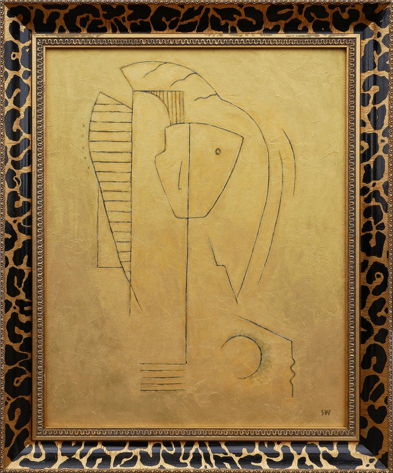 Scott Woodard - "Gold With Black" Black and Gold Contemporary ...