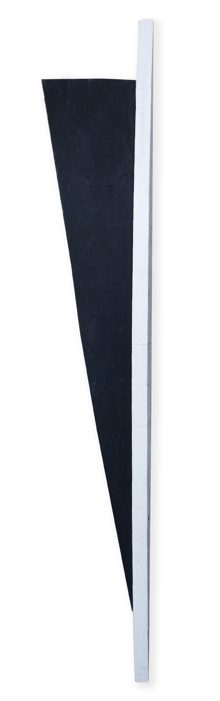 Scott Woodard - “Minimal 2” Black and White Geometric Abstract Wooden ...