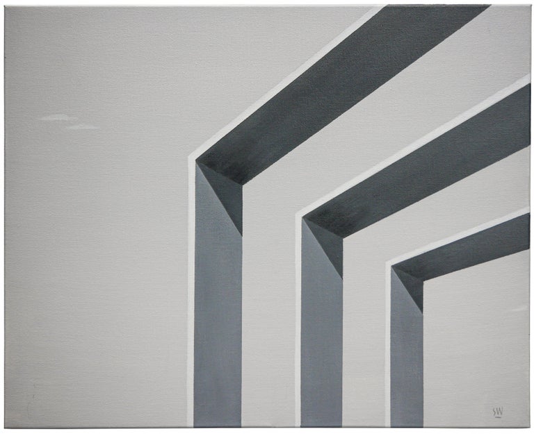 Scott Woodard - "Silent but Deadly" Gray Toned Abstract Surrealist ...