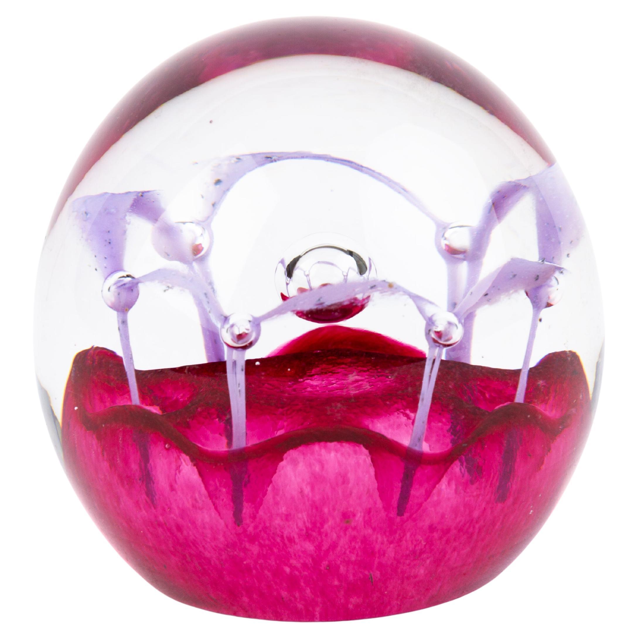 Scottish Art Glass Desk Paperweight For Sale at 1stDibs