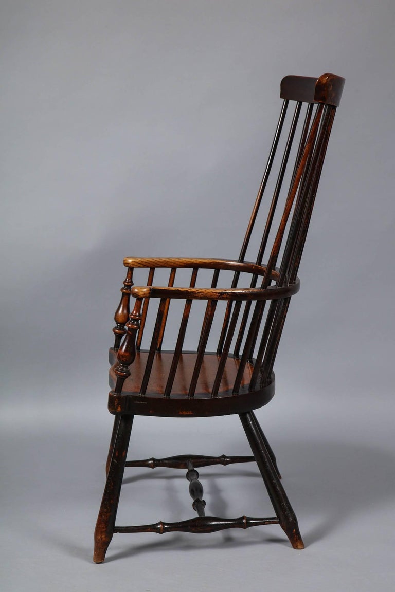 Scottish Darvel Comb Back Windsor Armchair by Hugh Shields at 1stDibs ...