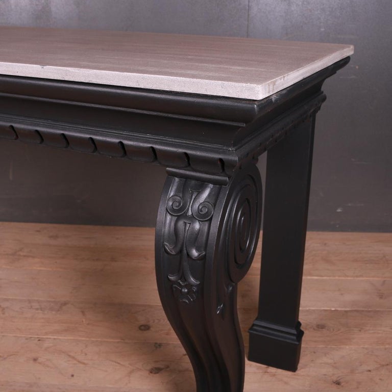 Scottish Oak Console Table For Sale at 1stDibs