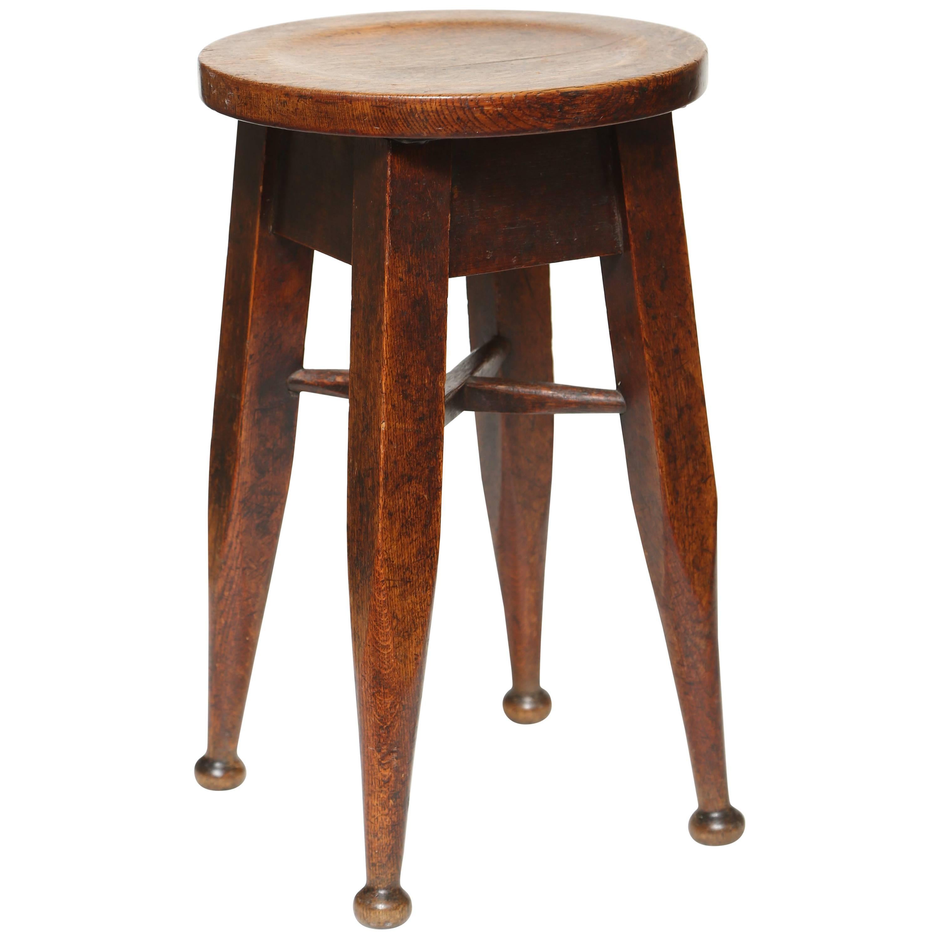 Scottish Oak Stool at 1stDibs | scottish stool