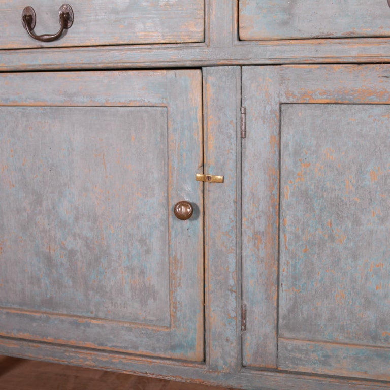 Scottish Painted Dresser Base For Sale at 1stDibs