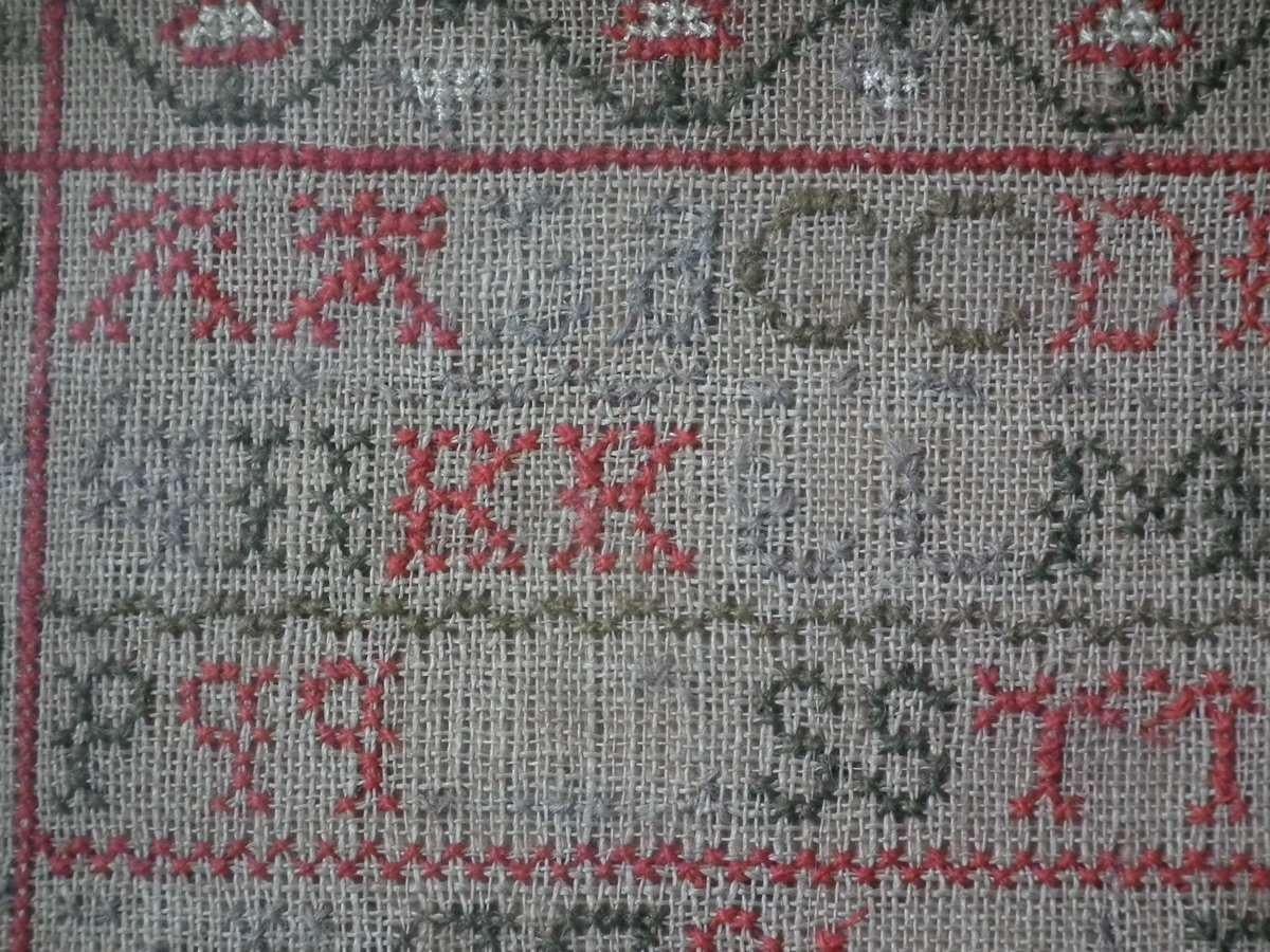 Scottish Sampler, circa 1830, by Ann Brown of Kilmarnock at 1stDibs