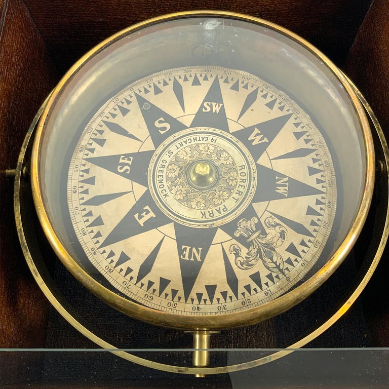 Scottish Ship's Compass Circa 1890 at 1stDibs