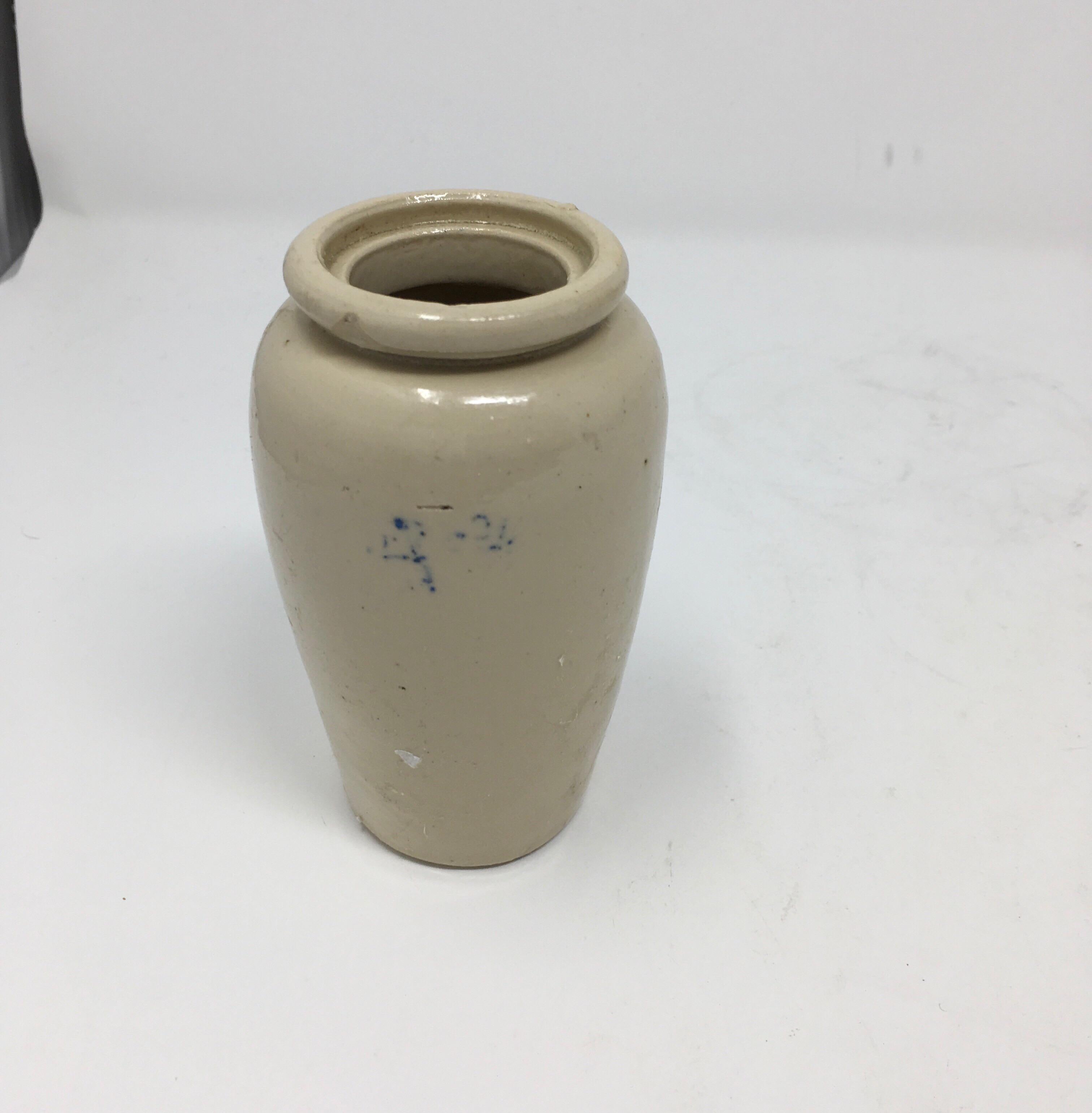 Scottish Stoneware Cream Advertising Pot from Strathbogie Dairy at ...