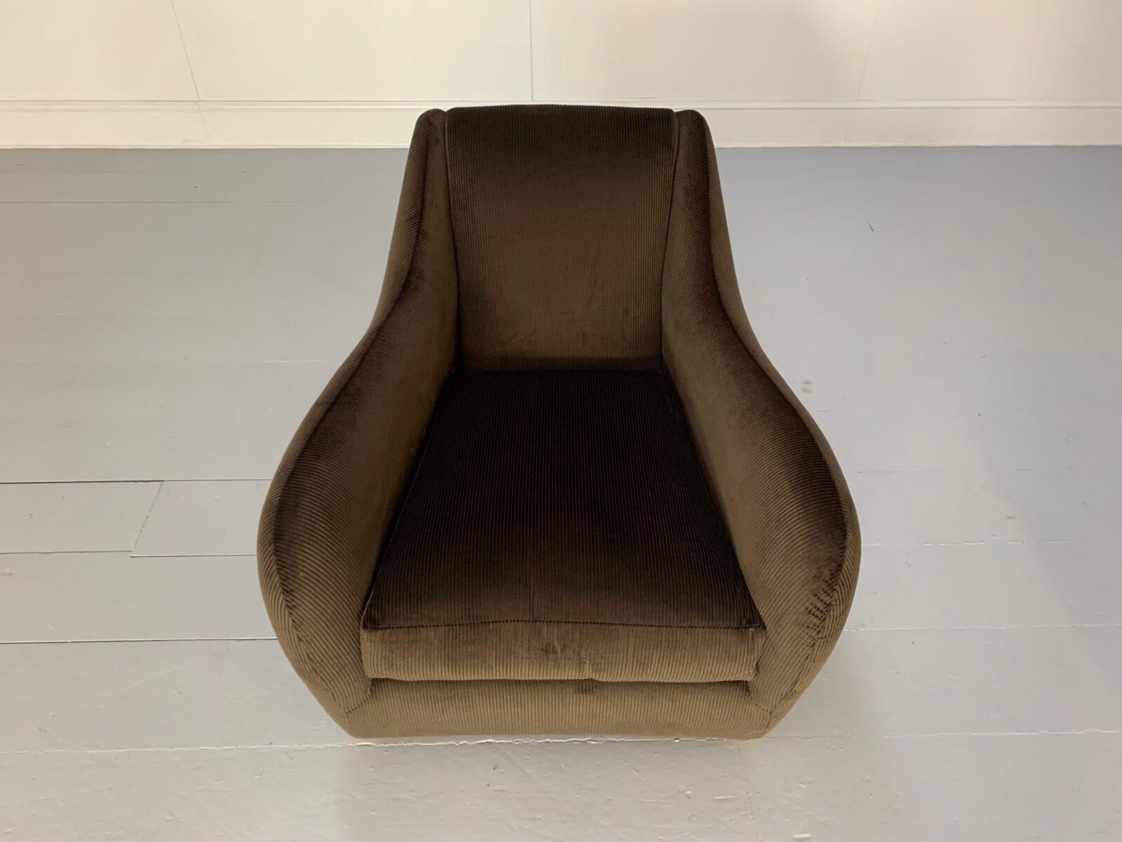 SCP Conran Matthew Hilton "Balzac" Armchair - In Dark Brown Cord For ...