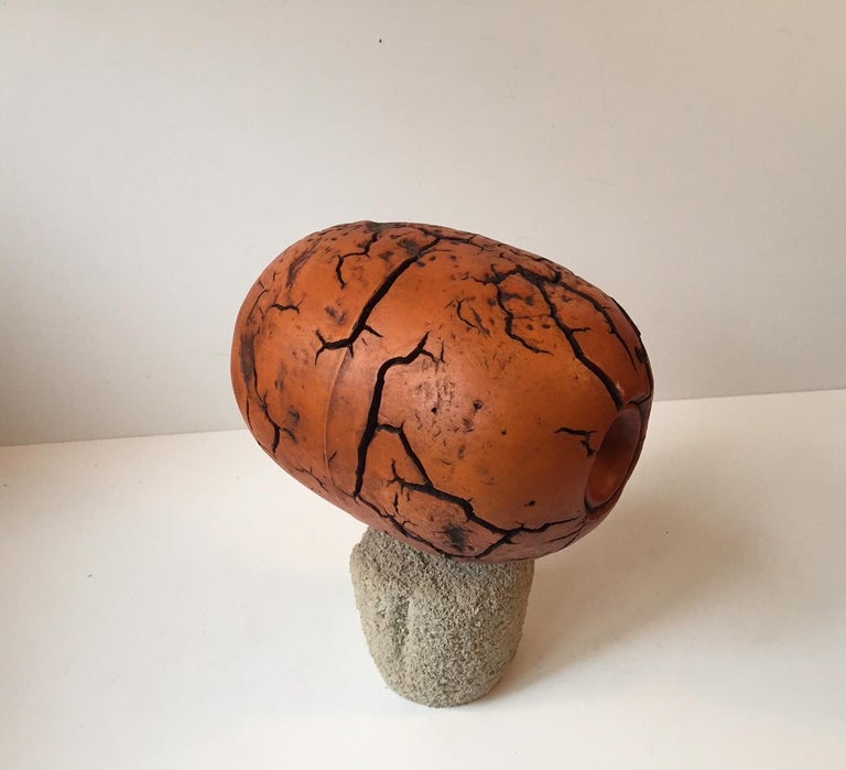 Scrap Sculpture of Brain by Danish Skagen Artist Poul Winther For Sale ...