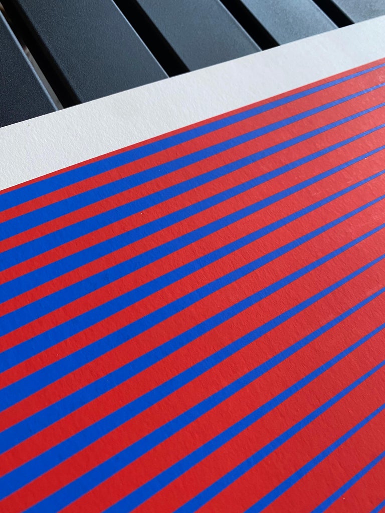 Screenprint in good condition by the Italian Op-Art artist Getulio Alviani. For Sale at 1stDibs