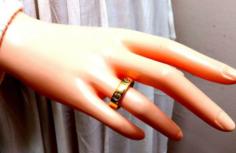 Screw Ring 14 Karat at 1stDibs