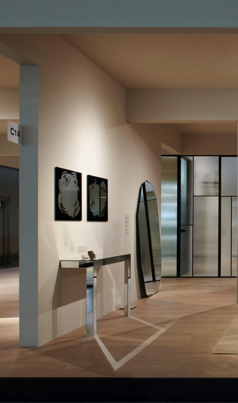 SCRIBBLE Medium Mirror, by Yabu Pushelberg for Glas Italia IN STOCK For ...