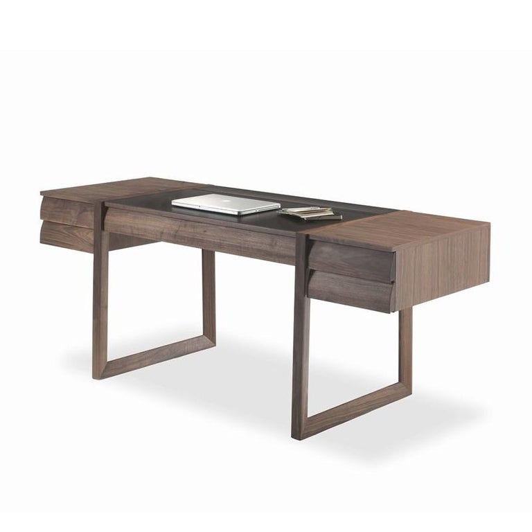 Scribe Desk in Walnut Wood For Sale at 1stDibs | walnut wood desk