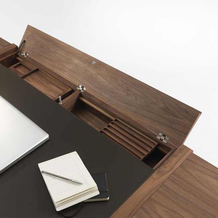 Scribe Desk in Walnut Wood For Sale at 1stDibs | walnut wood desk