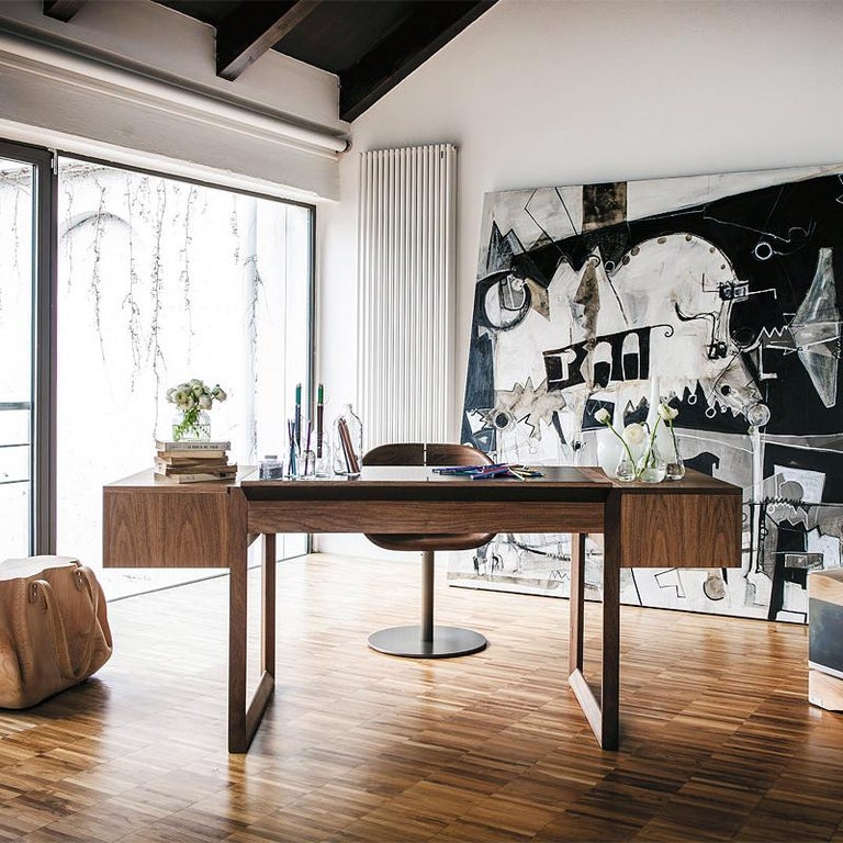 Scribe Desk in Walnut Wood For Sale at 1stDibs | walnut wood desk