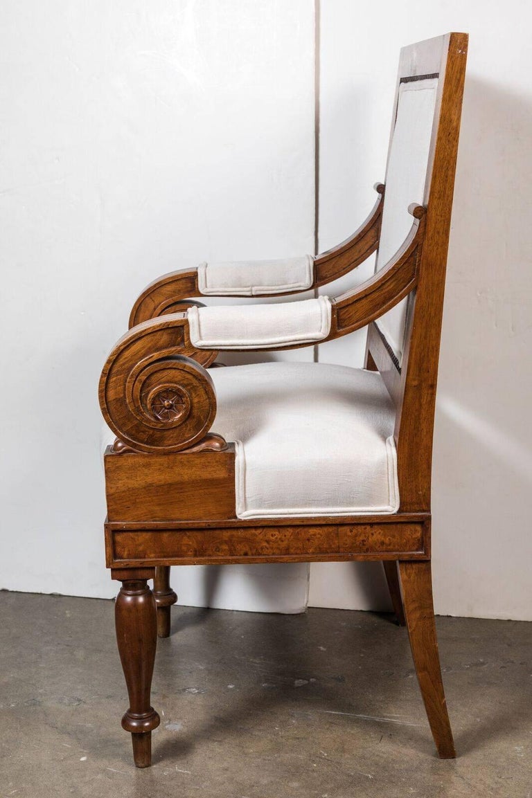 Scroll Arm, Naples Chairs, circa 1920 For Sale at 1stDibs