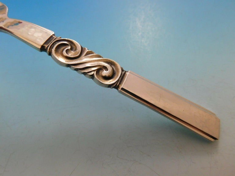 Scroll by Georg Jensen Danish Sterling Silver Flatware Set Service 54 ...