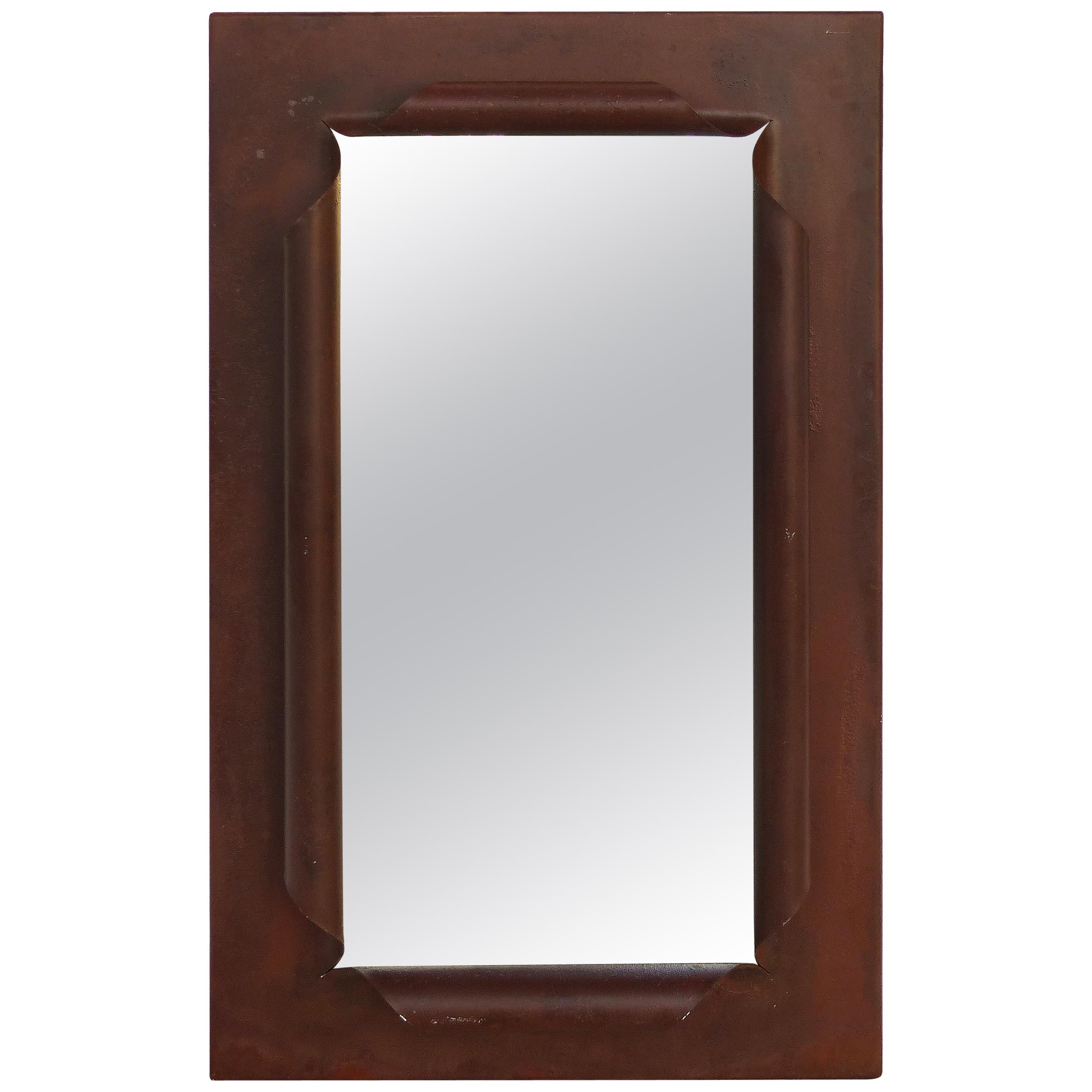 "Scrolled" Wrought Iron Mirror For Sale at 1stDibs