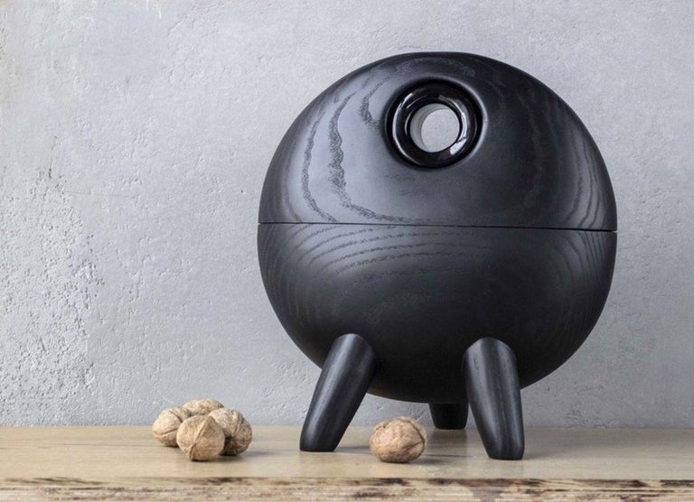 Sculpted Ash Candy Vase by Victoria Yakusha For Sale at 1stDibs